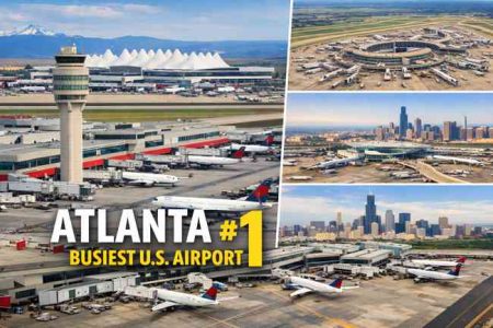 Atlanta Maintains Commanding Lead as Busiest U.S. Airport in 2025