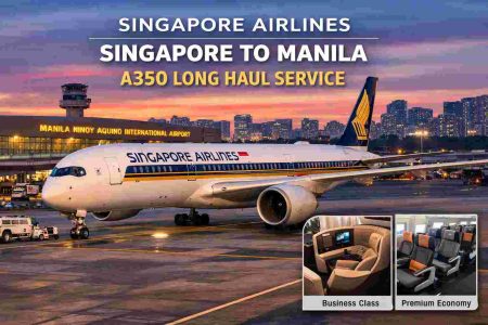 Singapore Airlines Upgrades Manila Route with Long-Haul A350