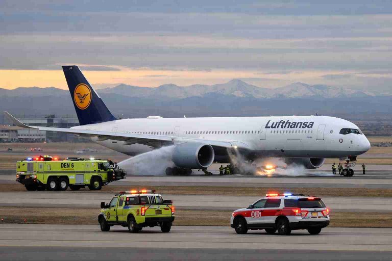 Lufthansa A350 Aborts High-Speed Takeoff at Denver Airport