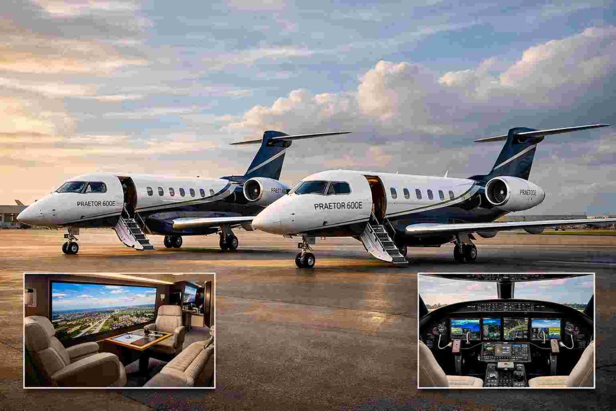 Embraer Launches Next-Generation Praetor 600E and 500E Jets to Boost ...