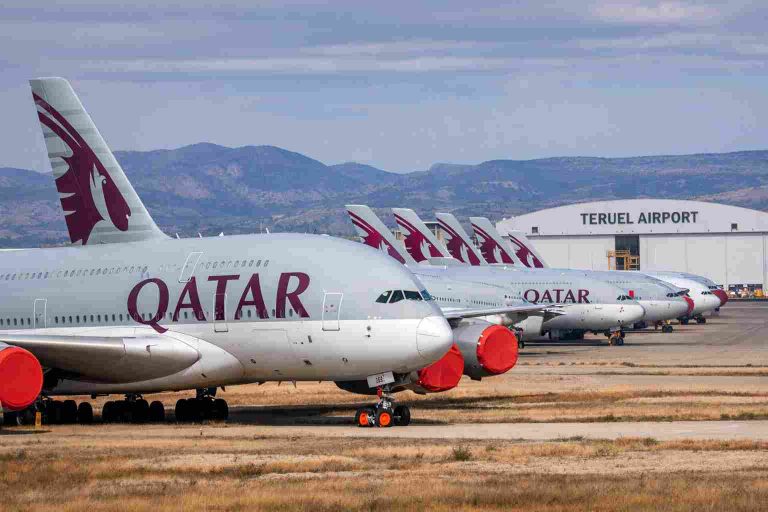 Qatar Airways Moves Widebody Fleet to Storage as Regional Instability ...