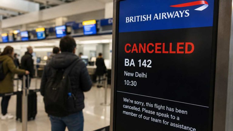 British Airways Flight Cancellation Leaves Couple Stranded in India for ...